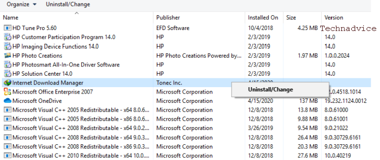 How To Remove IDM Completely From Windows 10 PC 2024 - Technadvice