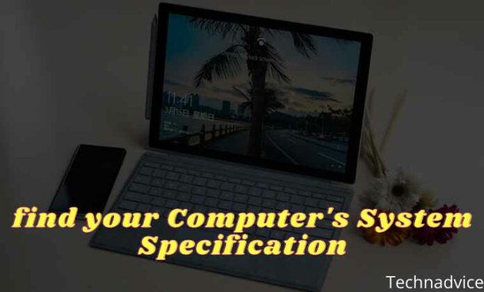 4 Ways To Find Your Computer's System Specification On PC 2025 ...