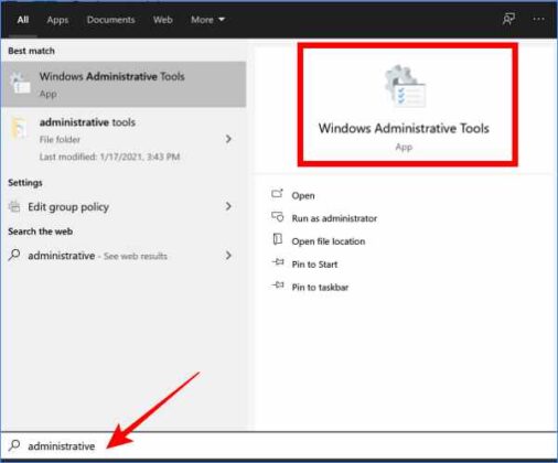 6 Ways To Use Administrative Tools In Windows 10 PC 2025 - Technadvice