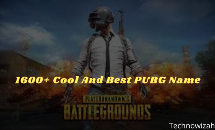 1600+ Cool And Best PUBG Name 2025 - Technadvice