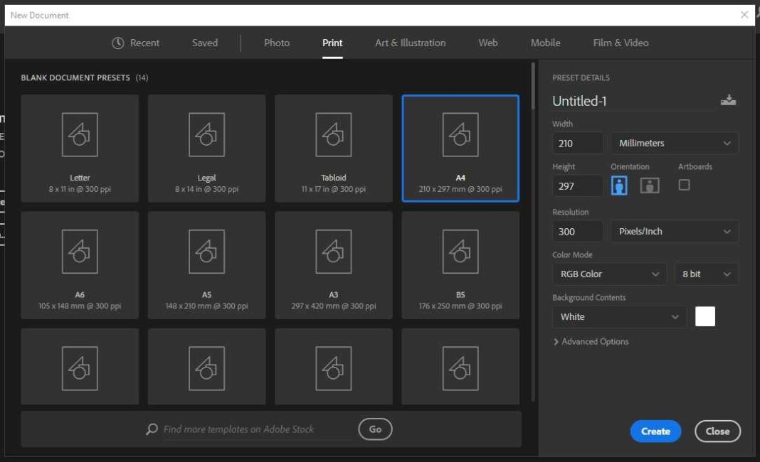 How To Create A4 Paper Size In Photoshop 2024 - Technadvice