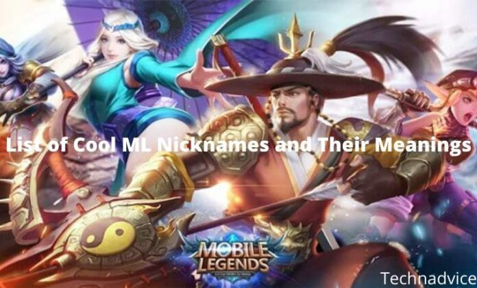 4000+ List Of Cool ML Nicknames And Their Meanings 2024 - Technadvice