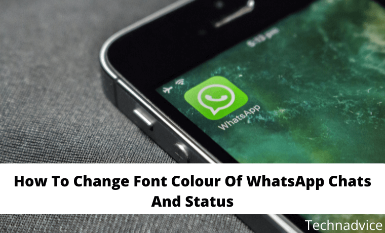 How To Change Font Colour Of WhatsApp Chats And Status 2023 Technadvice